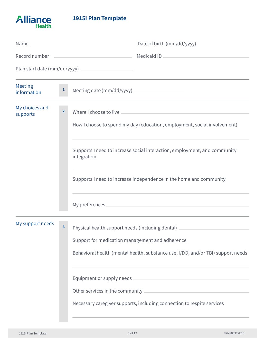 New billing Codes For Community Transition Under 1915(b)(3) and 1915i ...