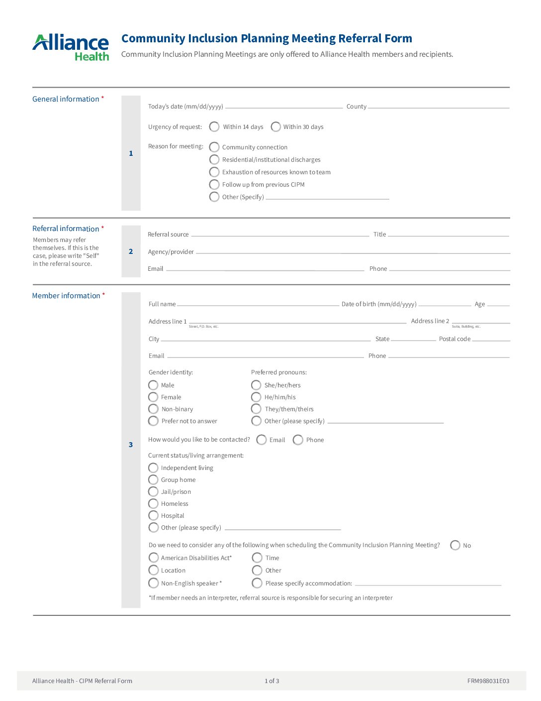 Prior Authorization Submission Process - Alliance Health