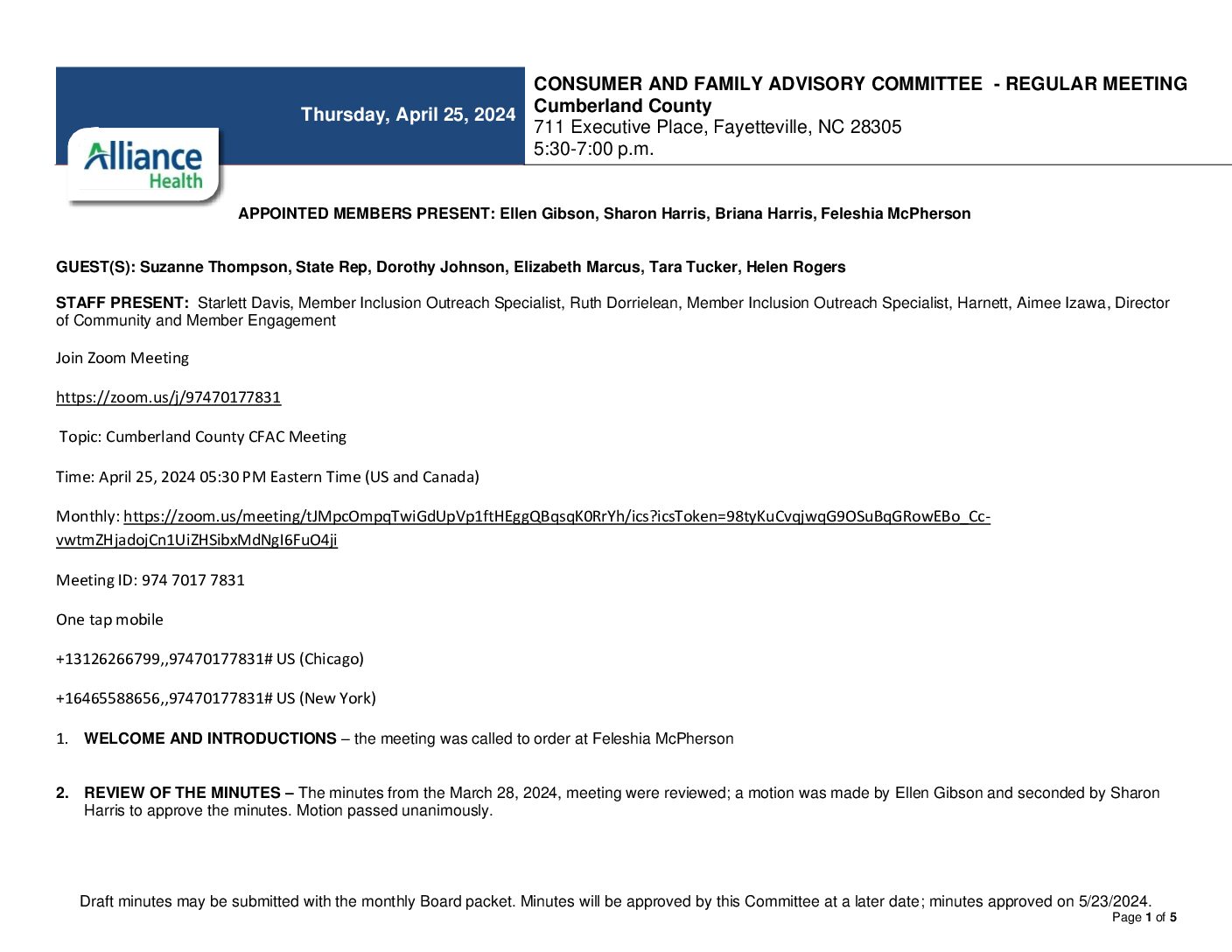 Provider Quick Reference Guide - Alliance Health