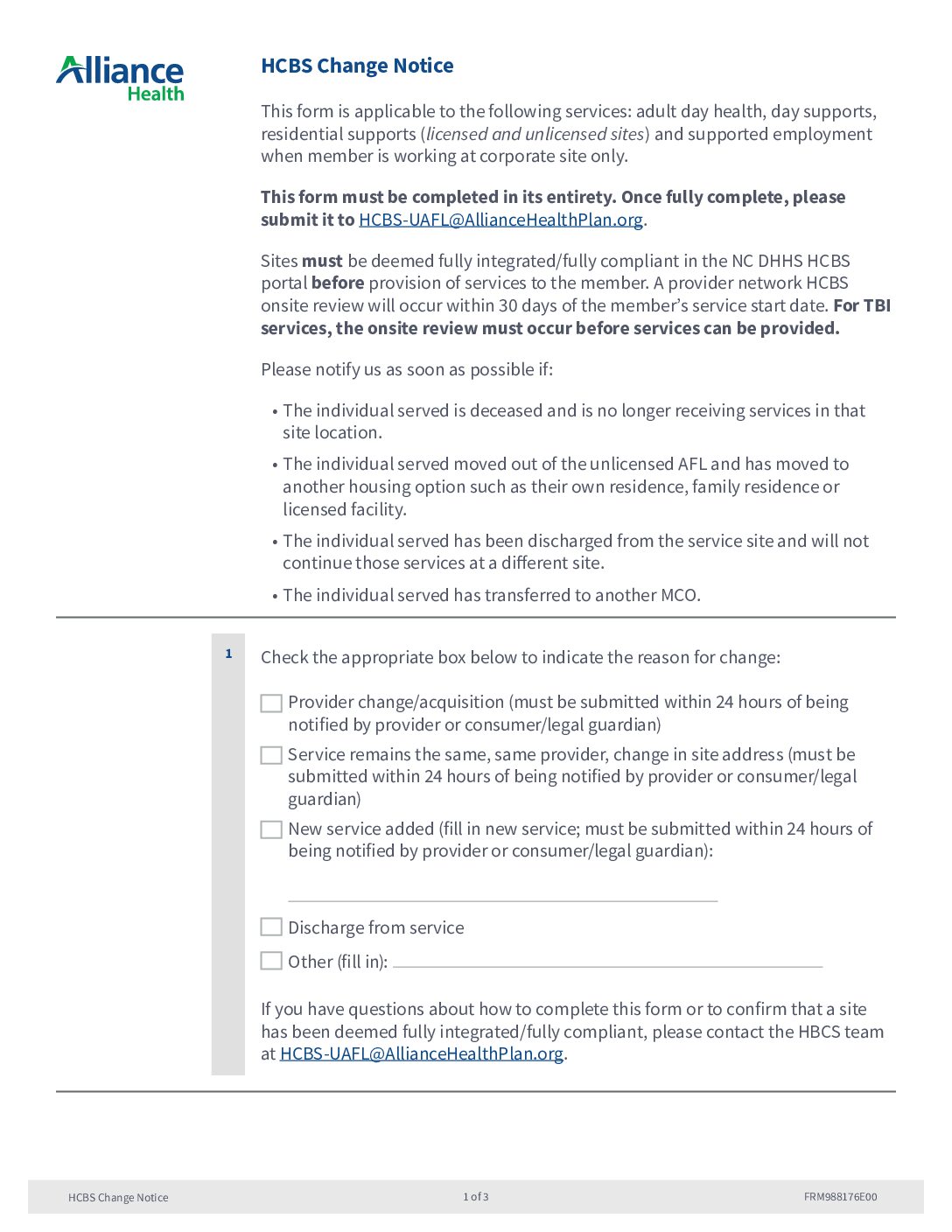 Prior Authorization Submission Process - Alliance Health