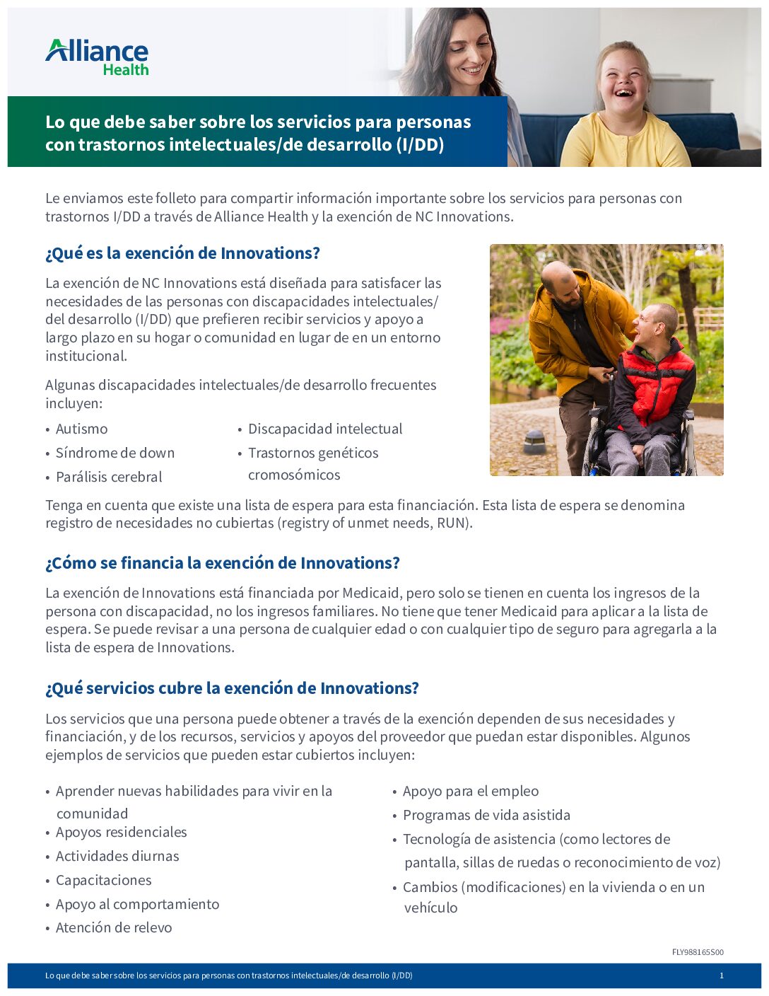 Current Service Needs - Alliance Health