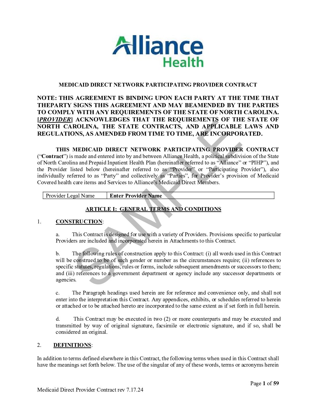 Prior Authorization Submission Process - Alliance Health