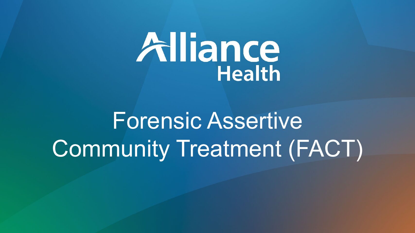 Provider Quick Reference Guide - Alliance Health